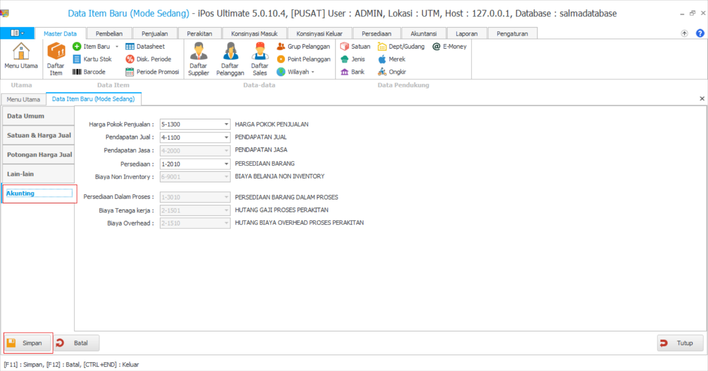 Tutorial Input Data Item Barang pada IPOS 5 - Program IPOS
