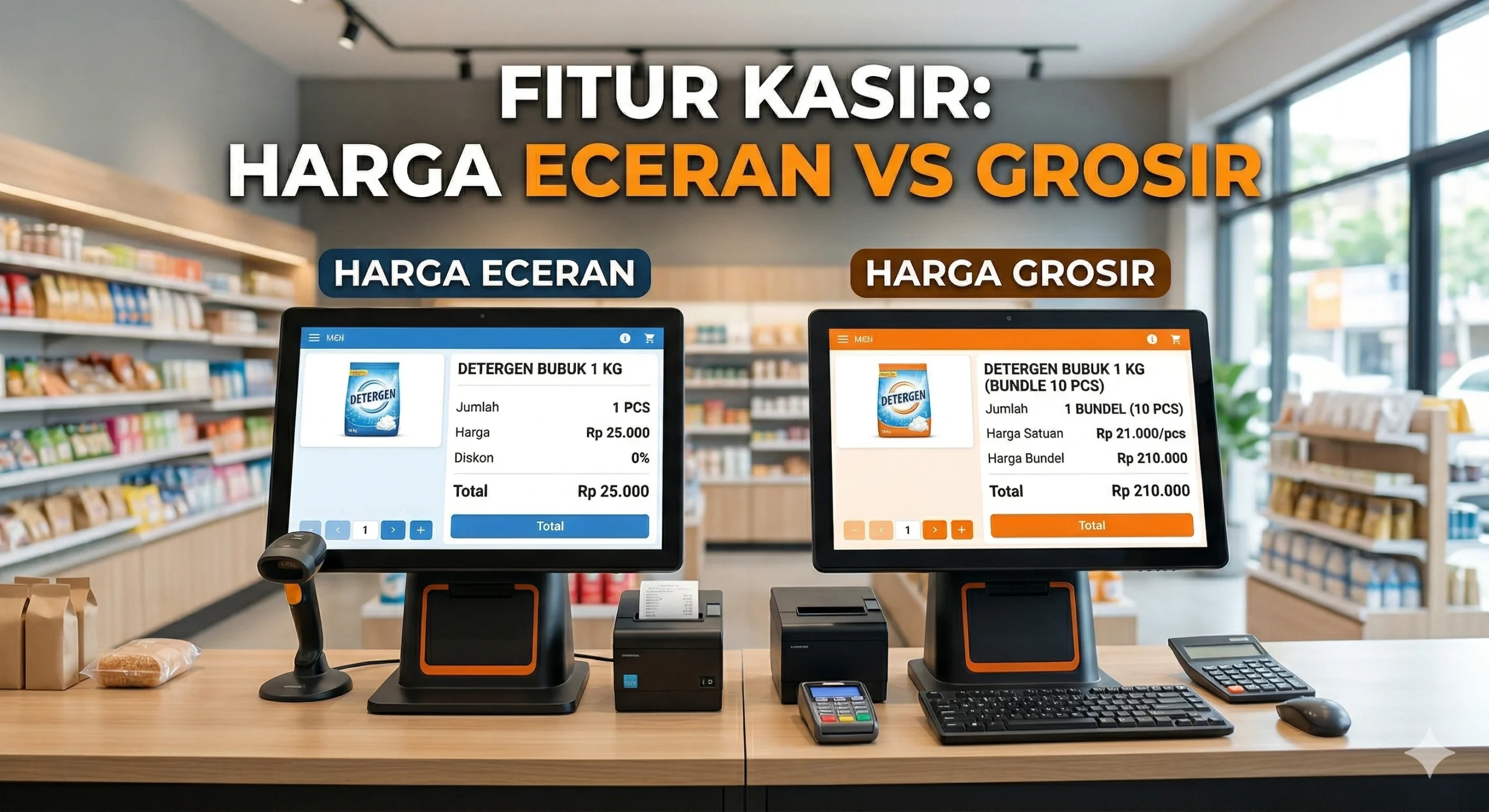 Aplikasi Kasir dengan Fitur Harga Eceran & Grosir - Program IPOS